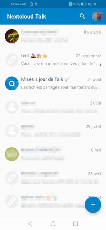 Comment connecter un smartphone android à un compte Nextcloud