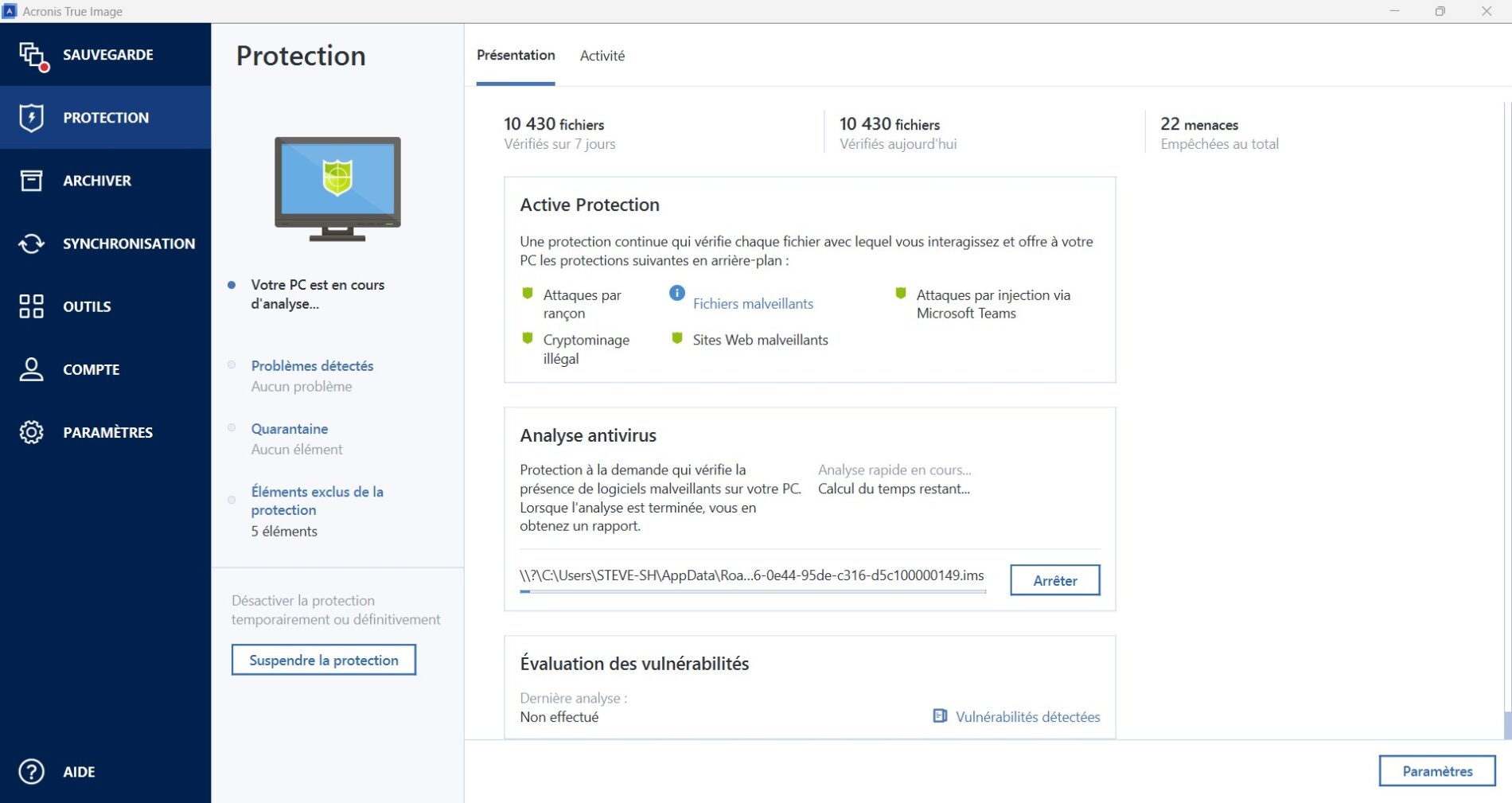 Acronis True Image 2026 : sauvegarde et màj 2026